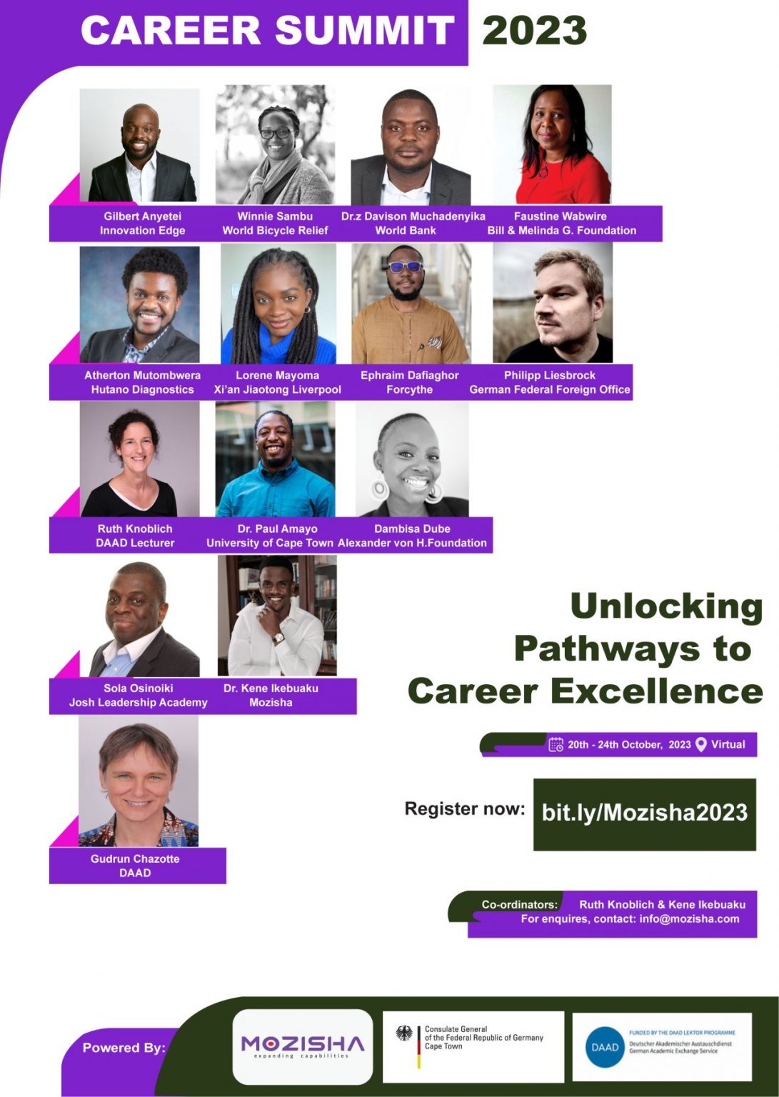 Invitation to Career Summit 2023