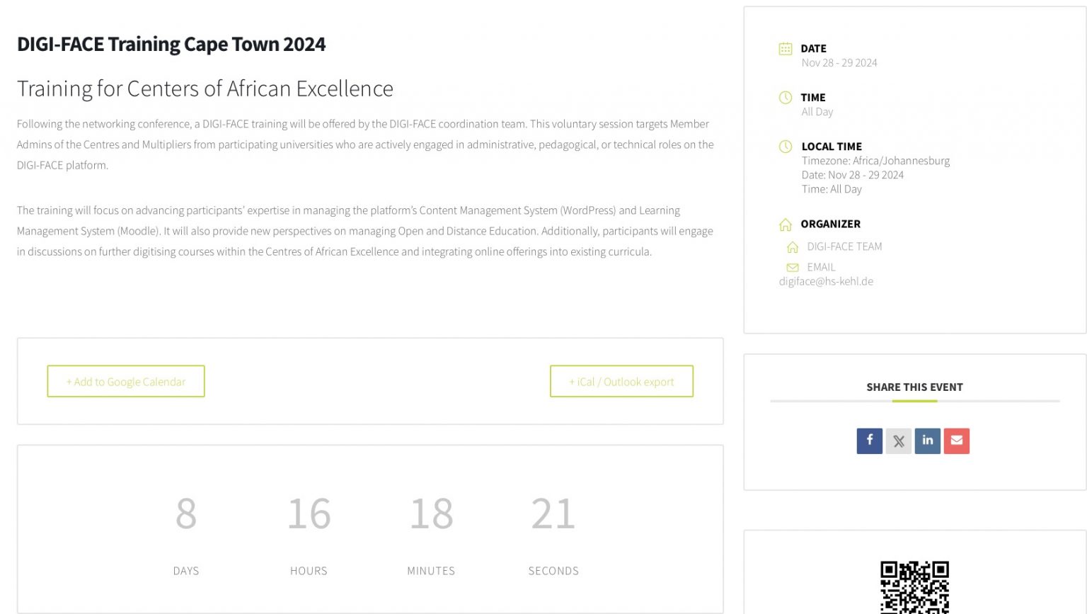 Vue d'ensemble - DIGI-FACE Platform