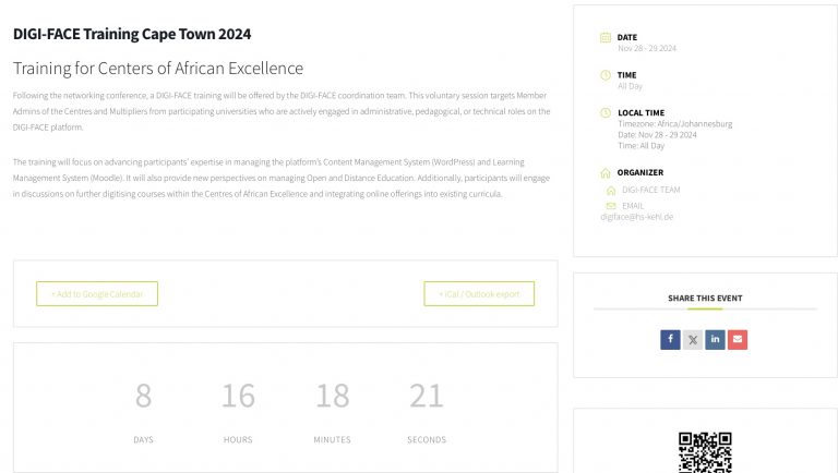 Vue d'ensemble - DIGI-FACE Platform