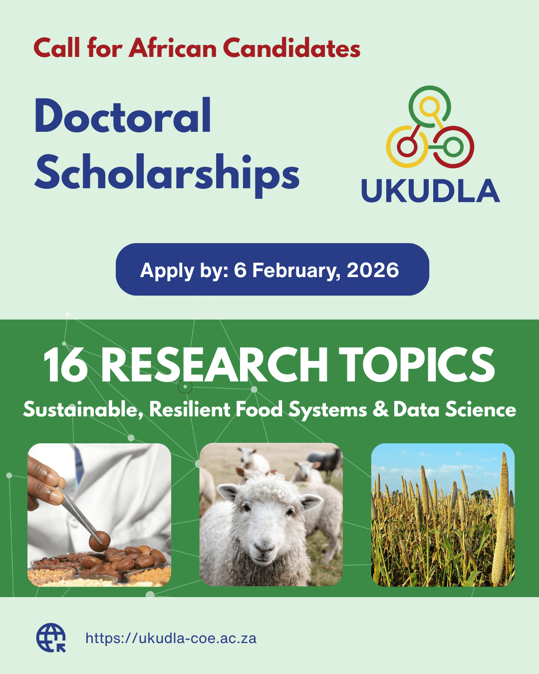 UKUDLA Call for Doctoral Scholarship Applications 2026