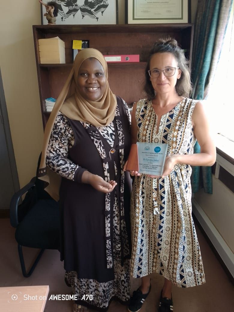 AUGA bade farewell to the DAAD Lecturer to Uganda, Ms. Rebekka Junker